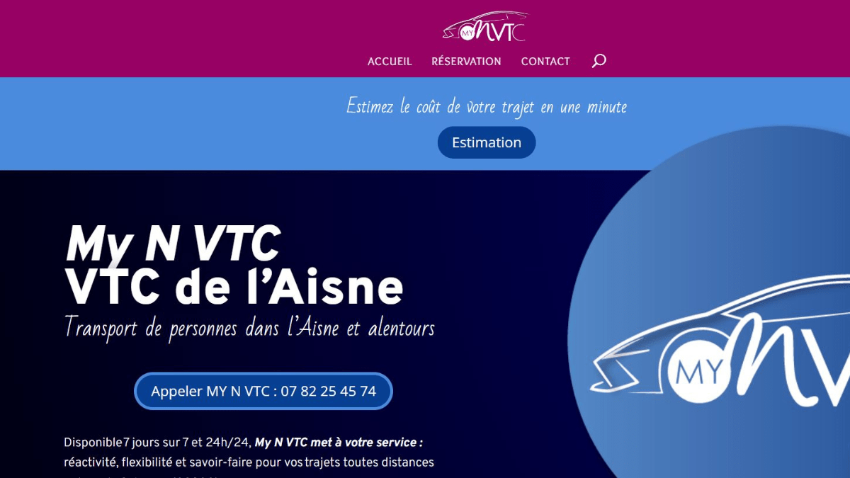 My N VTC | Réservez votre chauffeur privé à Soissons.